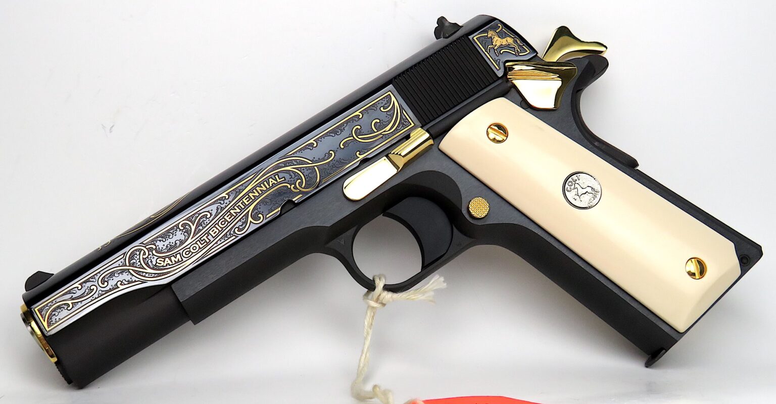 LEW HORTON EXCLUSIVE COLT 1911 SAM COLT BICENTENNIAL LIMITED EDITION ...