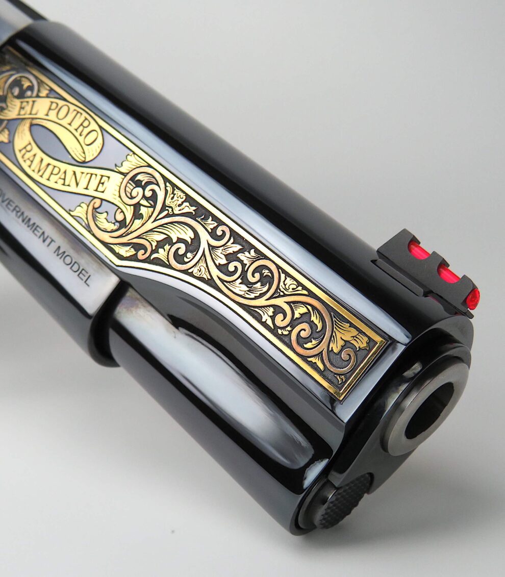 LIMITED EDITION EL POTRO ROYAL BLUE COLT 1911 .38 SUPER - SK Guns
