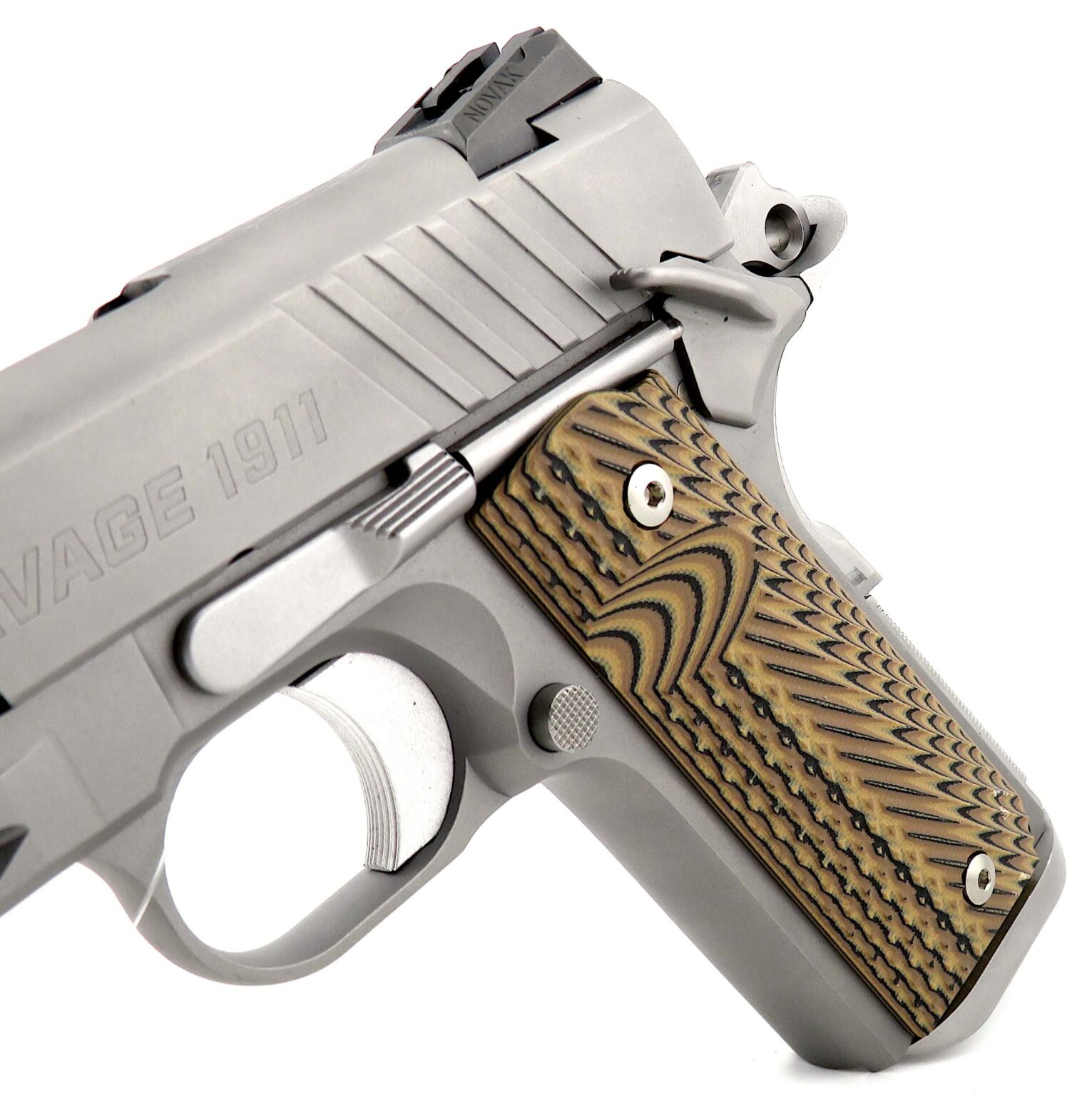 UPGRADED SAVAGE ARMS 1911 45ACP NIGHTHAWK CUSTOM MSH/MAGWELL TAC RAIL ...