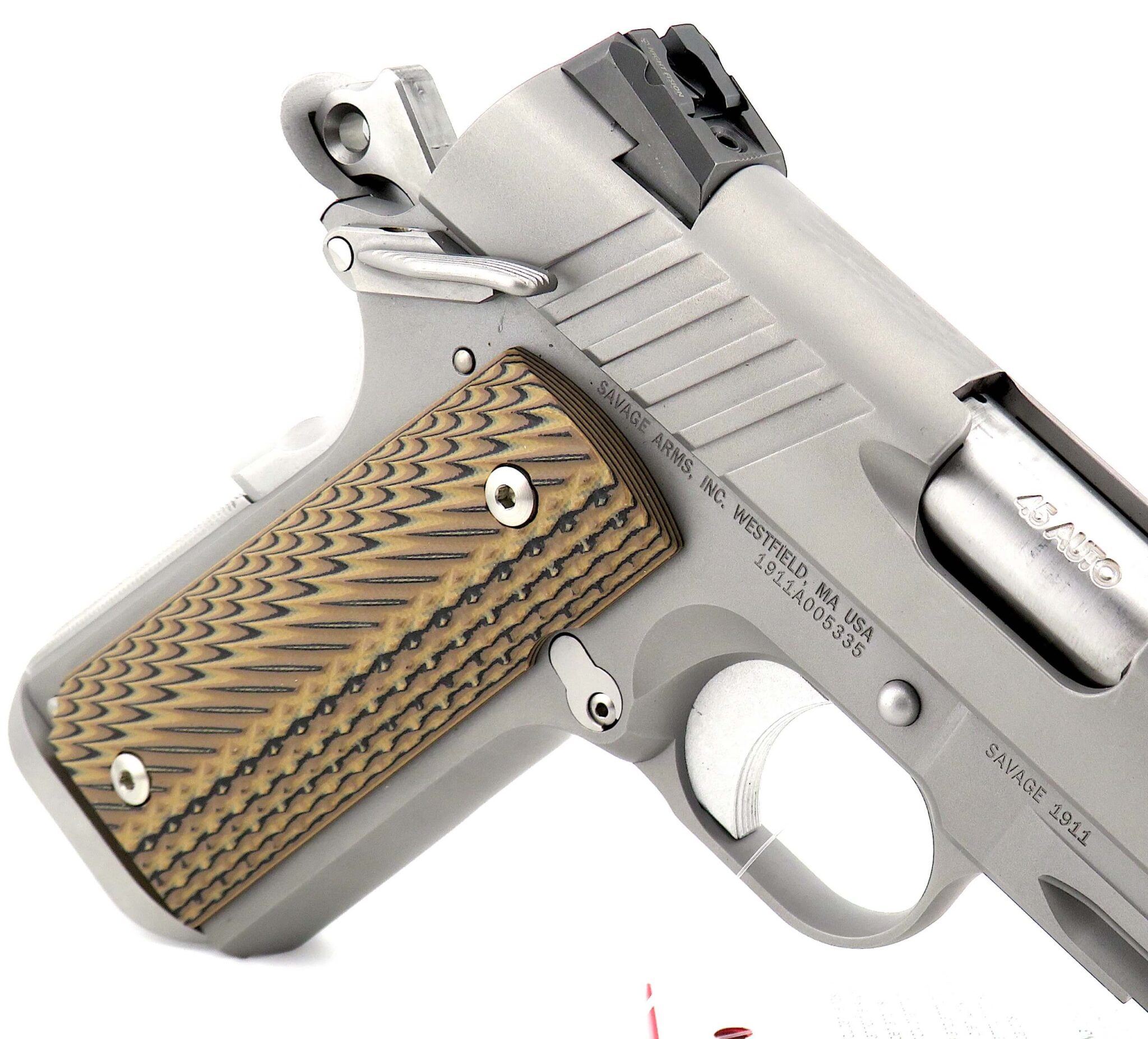 UPGRADED SAVAGE ARMS 1911 45ACP NIGHTHAWK CUSTOM MSH/MAGWELL TAC RAIL ...