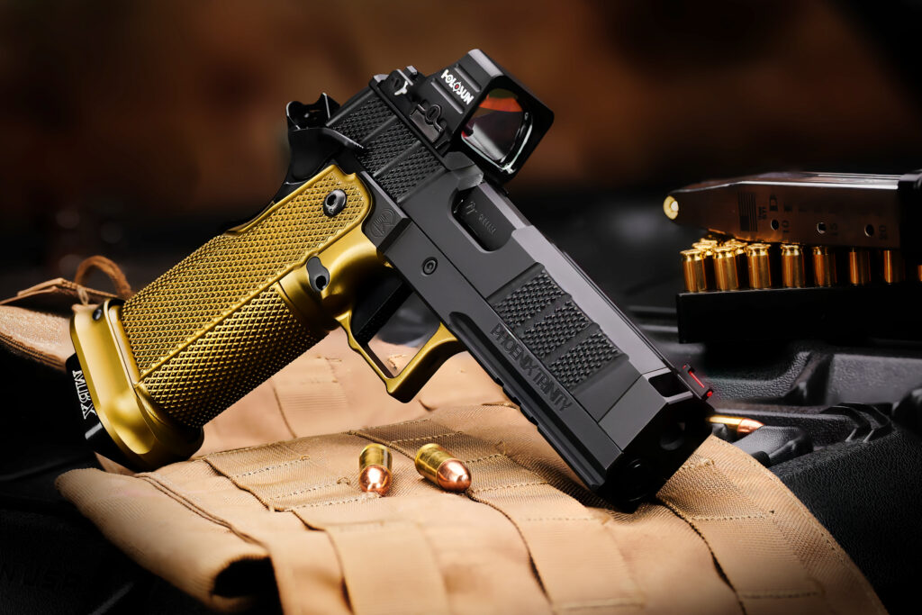 SK EXCLUSIVE PHOENIX TRINITY 2011 9mm H-CUSTOM H-PRO BRONZE PRO GRIP ...