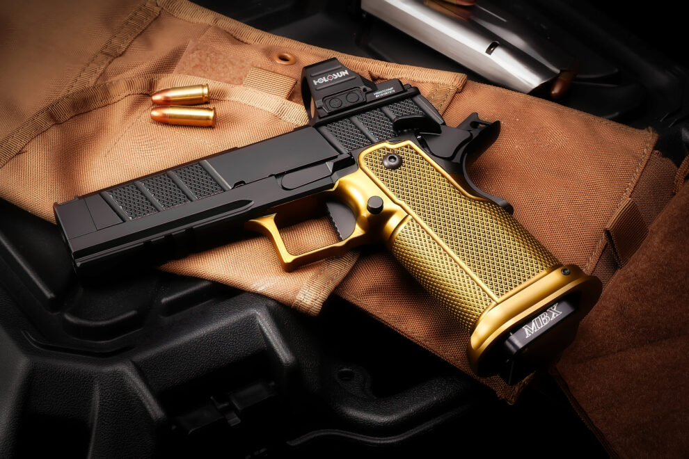 SK EXCLUSIVE PHOENIX TRINITY 2011 9mm H-CUSTOM H-PRO BRONZE PRO GRIP ...