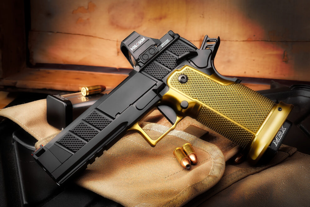 SK EXCLUSIVE PHOENIX TRINITY 2011 9mm H-CUSTOM H-PRO BRONZE PRO GRIP ...