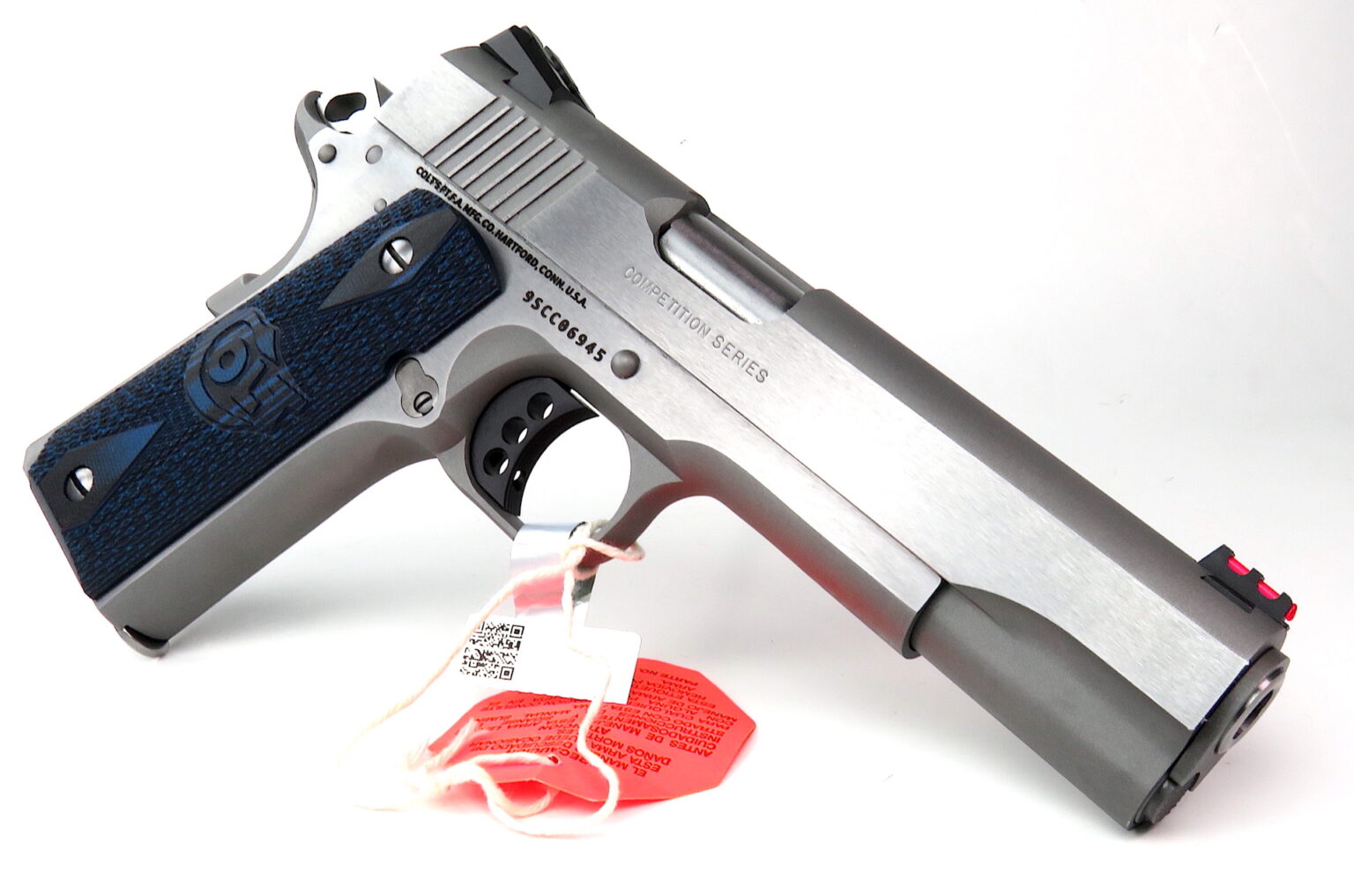 COLT 1911 COMPETITION STAINLESS 9mm 9+1rds 5" BARREL SKU: o1072CCS - SK ...