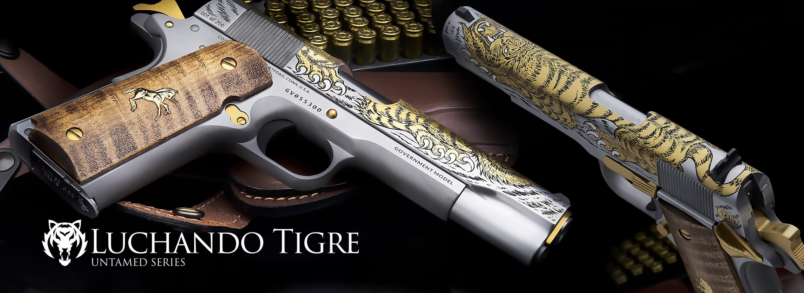 SK CUSTOMS RELEASES THE UNTAMED LUCHANDO TIGRE COLT 1911 38 Super ...