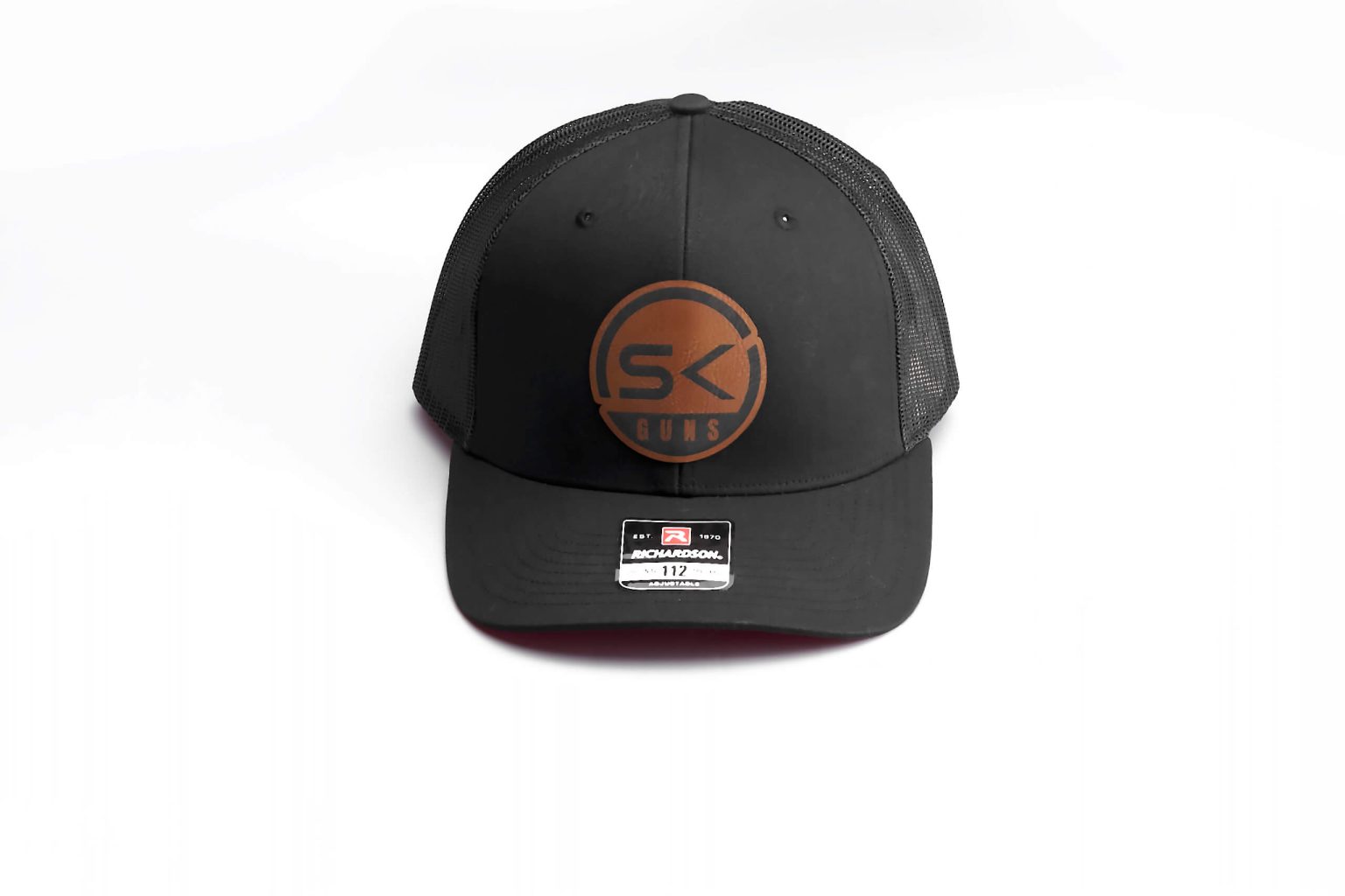 SK Guns Cap - Richardson 112, Leather Patch - SK Guns