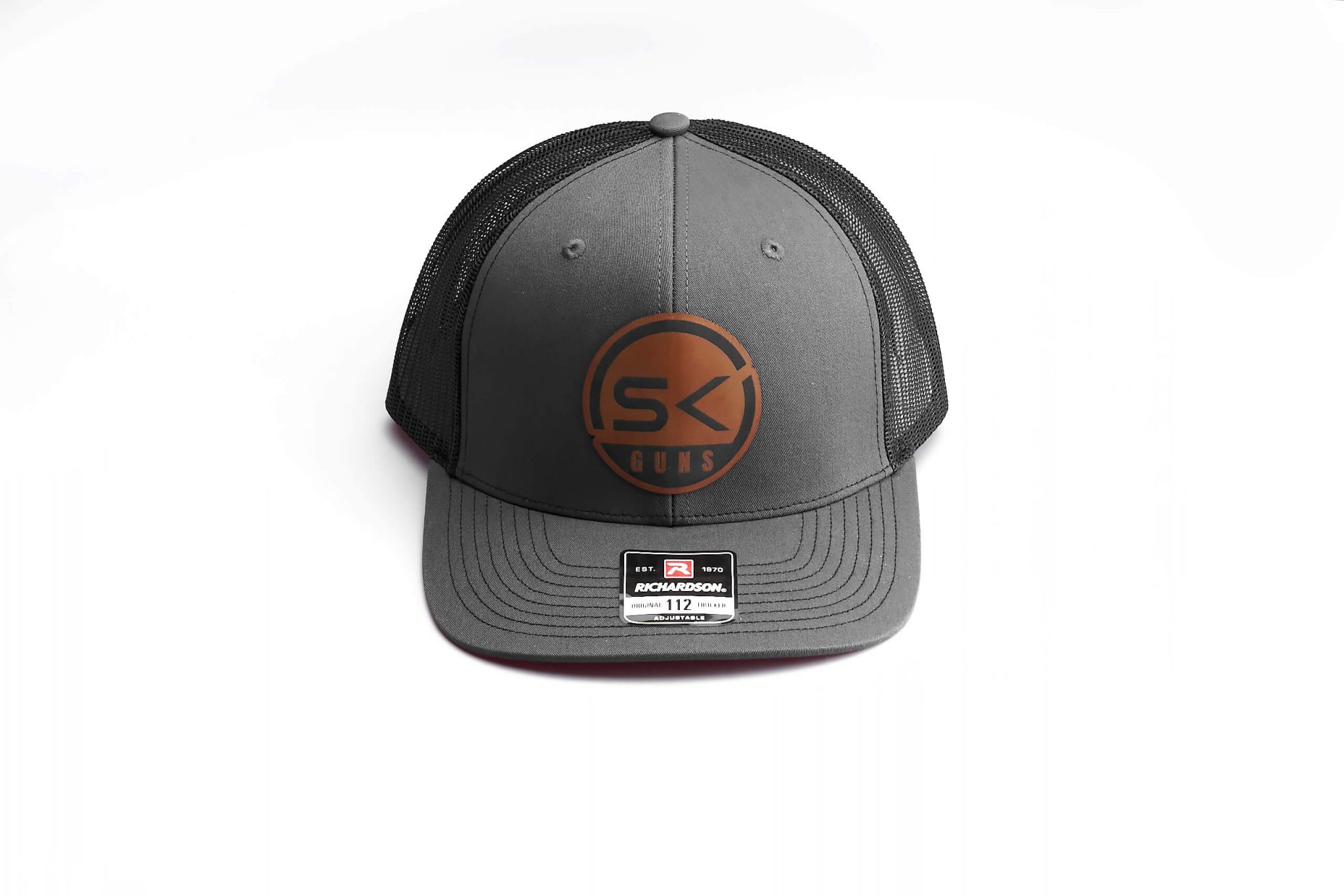 SK Guns Cap - Richardson 112, Leather Patch - SK Guns