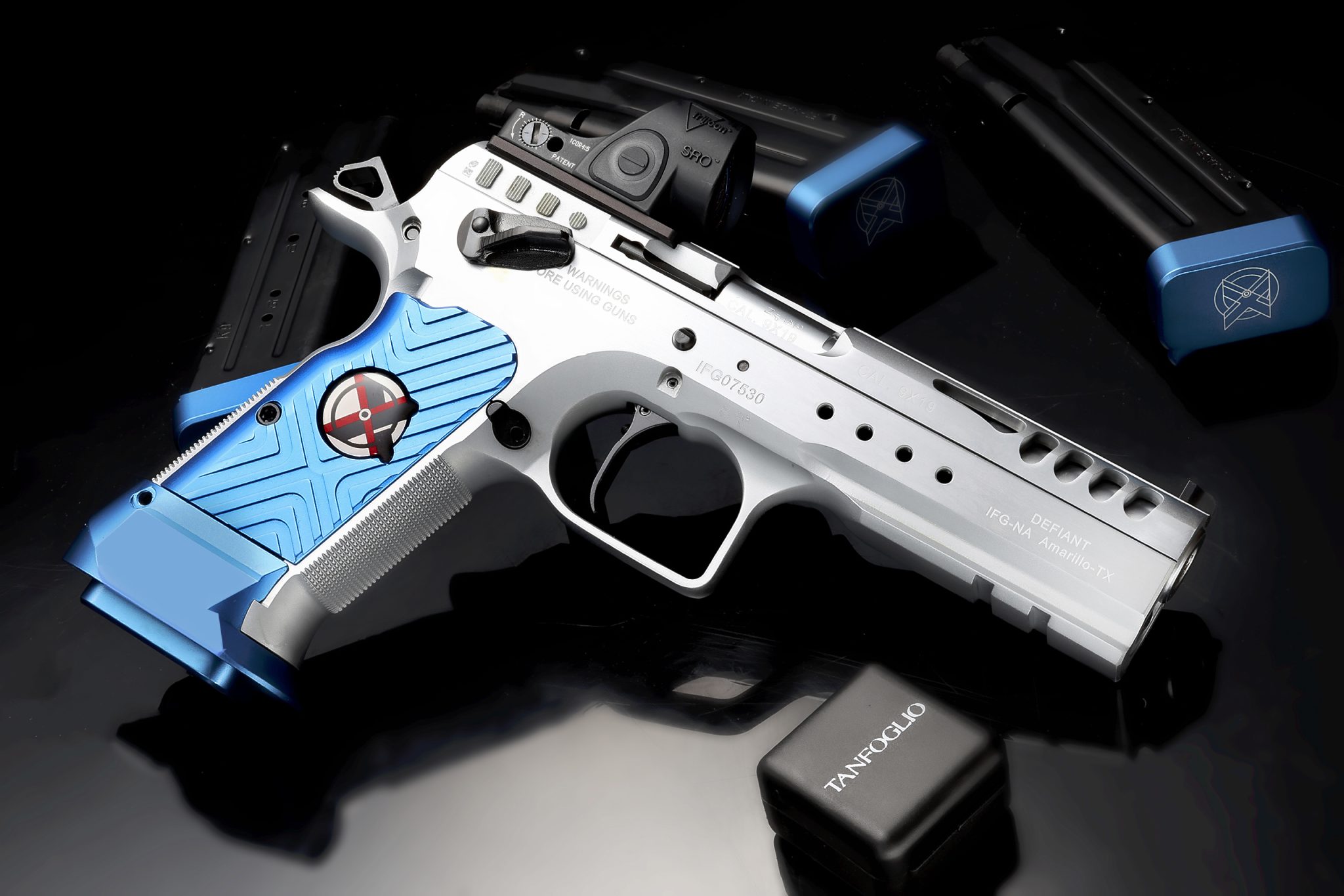TANFOGLIO LIMITED MASTER XTREME CHROME OPTICS READY 9mm - SK Guns