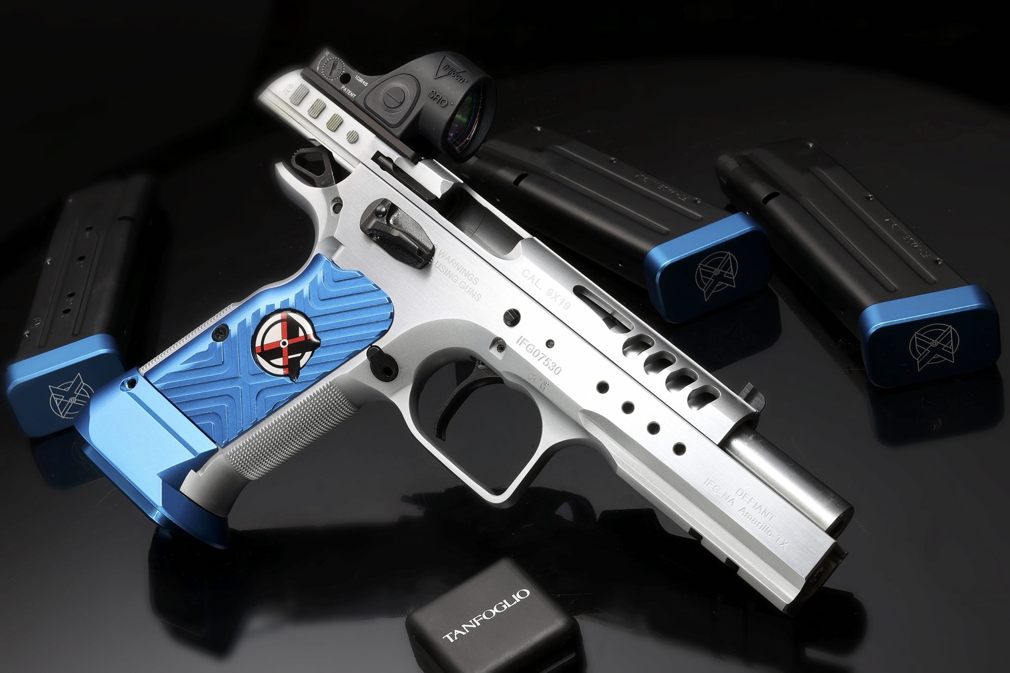 TANFOGLIO LIMITED MASTER XTREME CHROME OPTICS READY 9mm - SK Guns