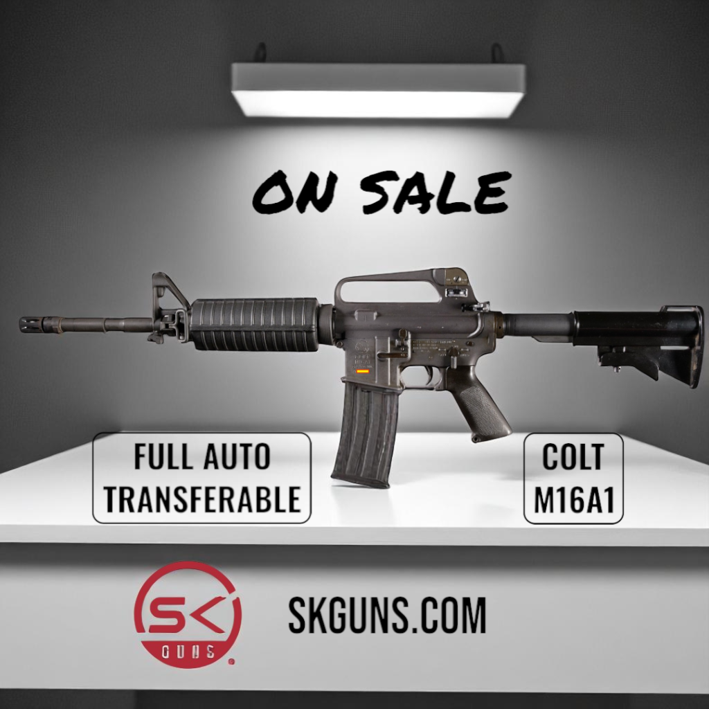 COLT M16A1 PRE-86 MACHINE GUN ON FORM 3 READY TO TRANSFER TO YOUR SOT ...