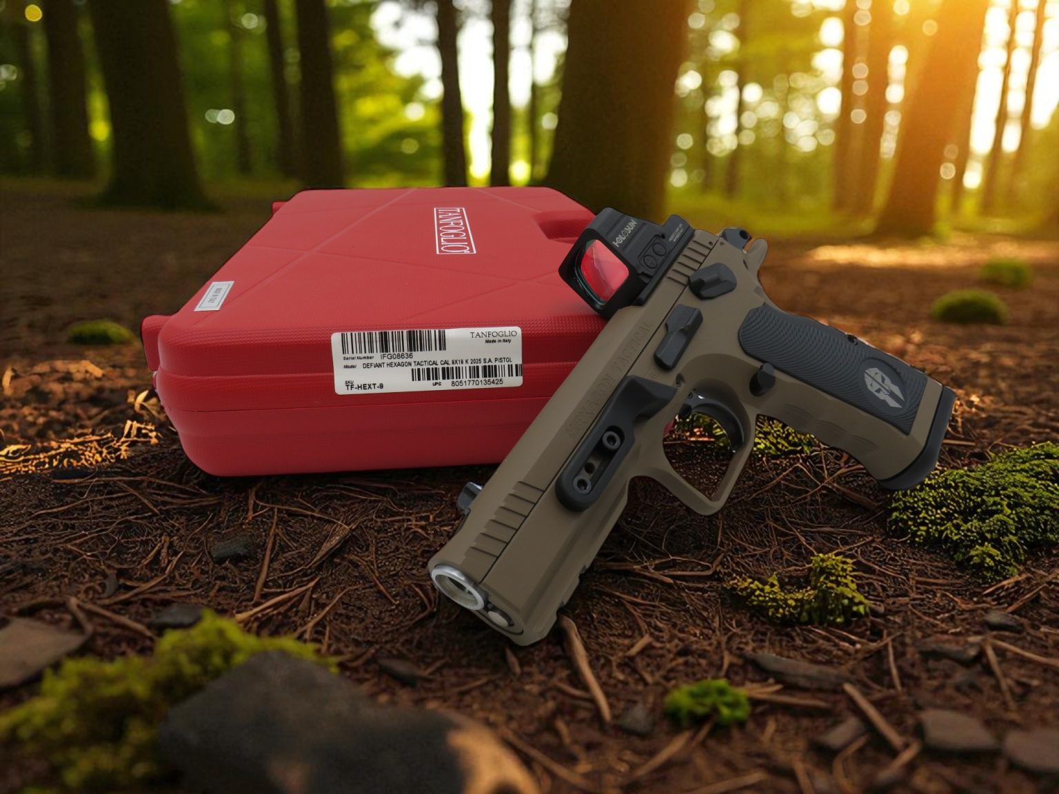 TANFOGLIO DEFIANT HEXAGON TACTICAL INTEGRAL COMPENSATED (Ported) 9MM ...