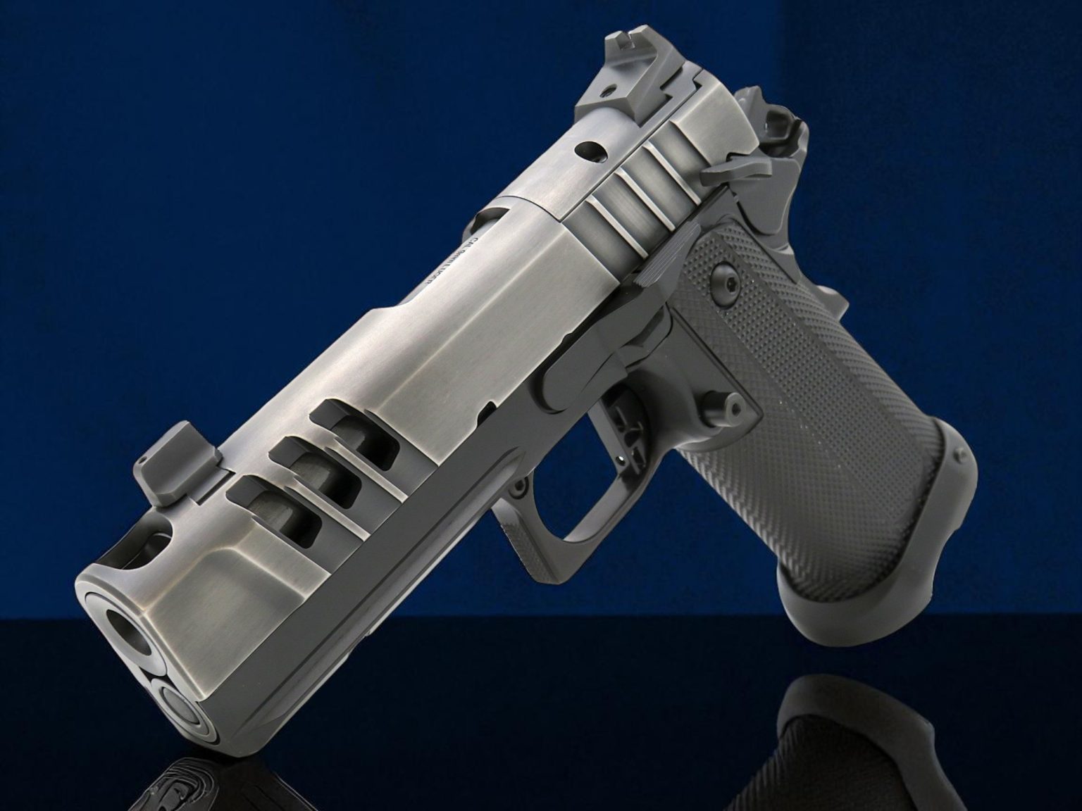 MAC 1911/2011 9 DS COMP 4.25" COMMANDER SMOKE NITRIDE FINISH, ICARUS ...