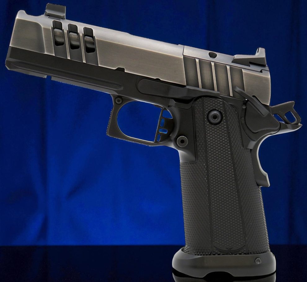 MAC 1911/2011 9 DS COMP 4.25" COMMANDER SMOKE NITRIDE FINISH, ICARUS ...
