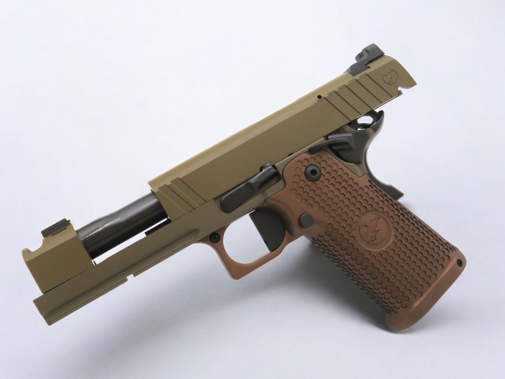 NIGHTHAWK CUSTOM SANDHAWK 2011 IOS AMBI SAFETY 9MM - SK Guns
