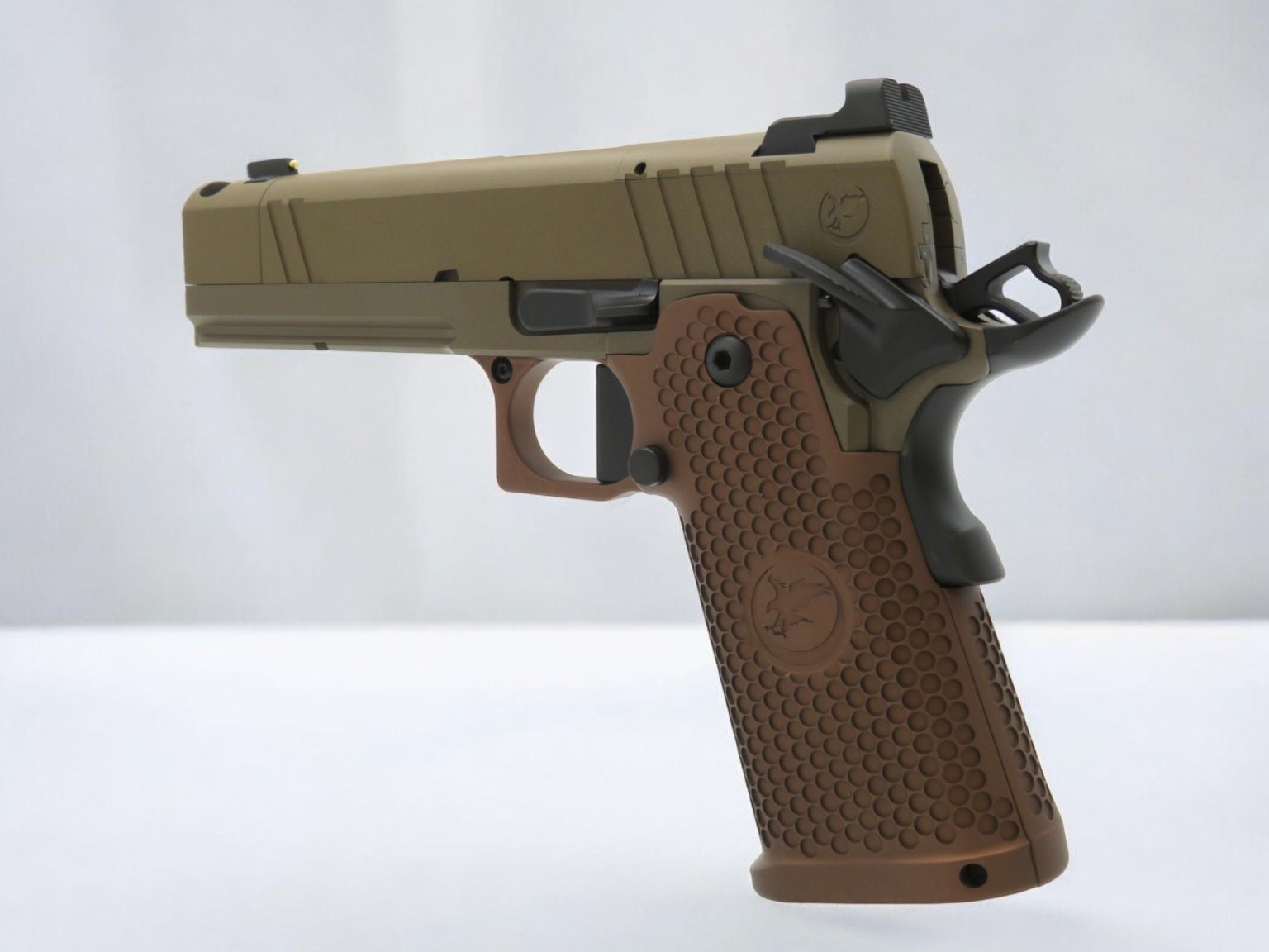 NIGHTHAWK CUSTOM SANDHAWK 2011 IOS AMBI SAFETY 9MM - SK Guns