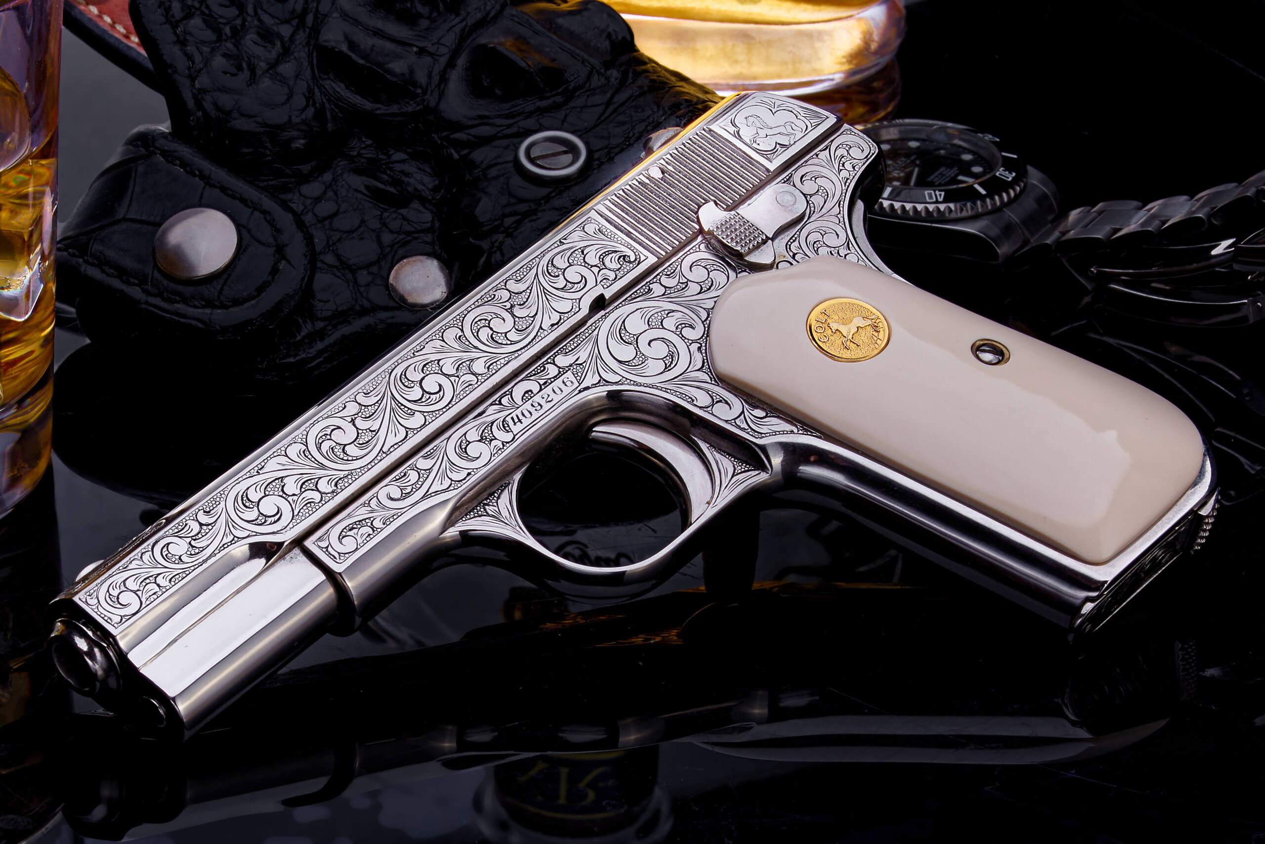 1922 Master Engraved Colt Model 1903 - SK Guns