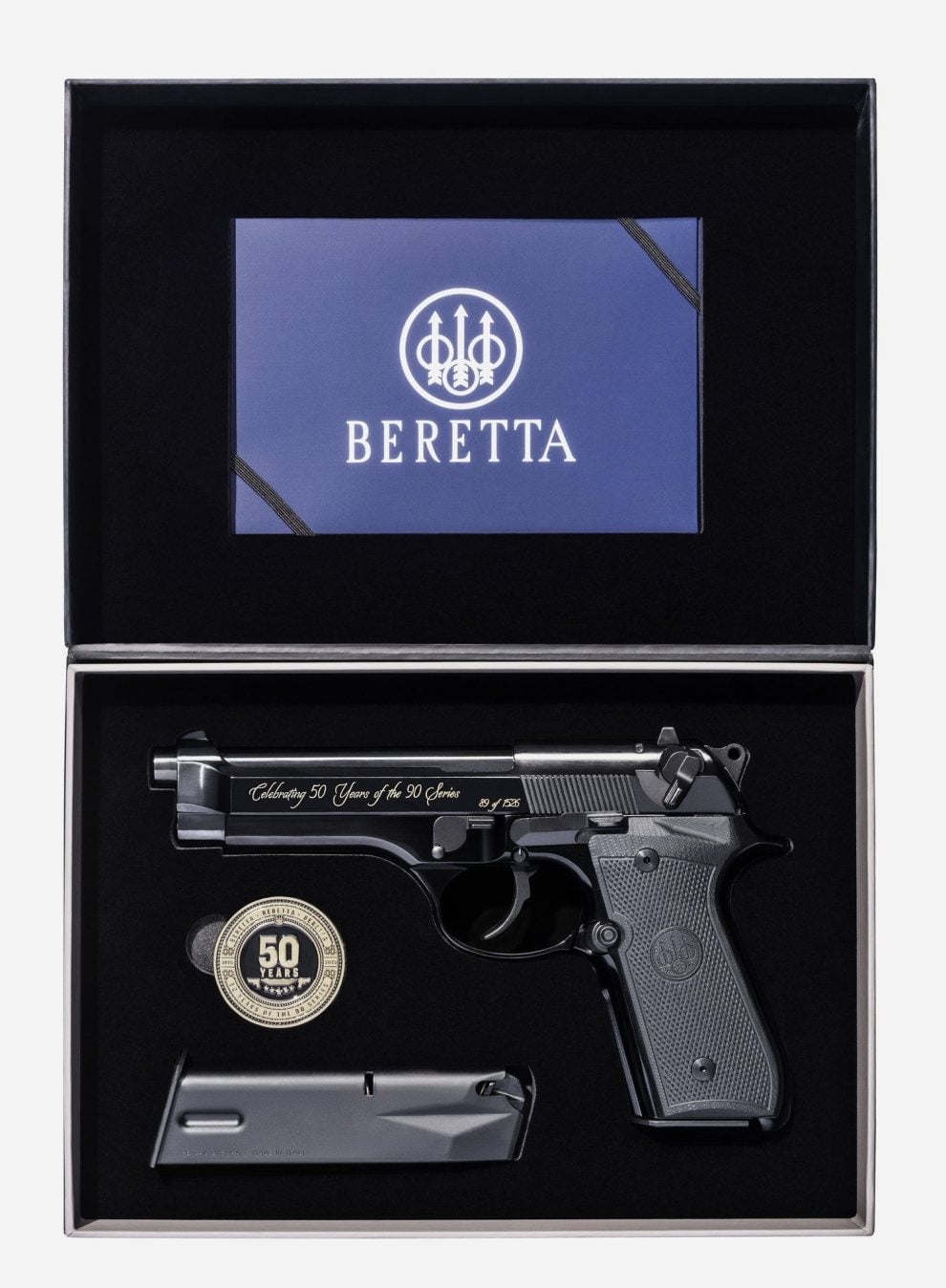 NEW BERETTA 50th ANNIVERSARY LIMITED EDITION 92SB REPRO PRESENTATION ...