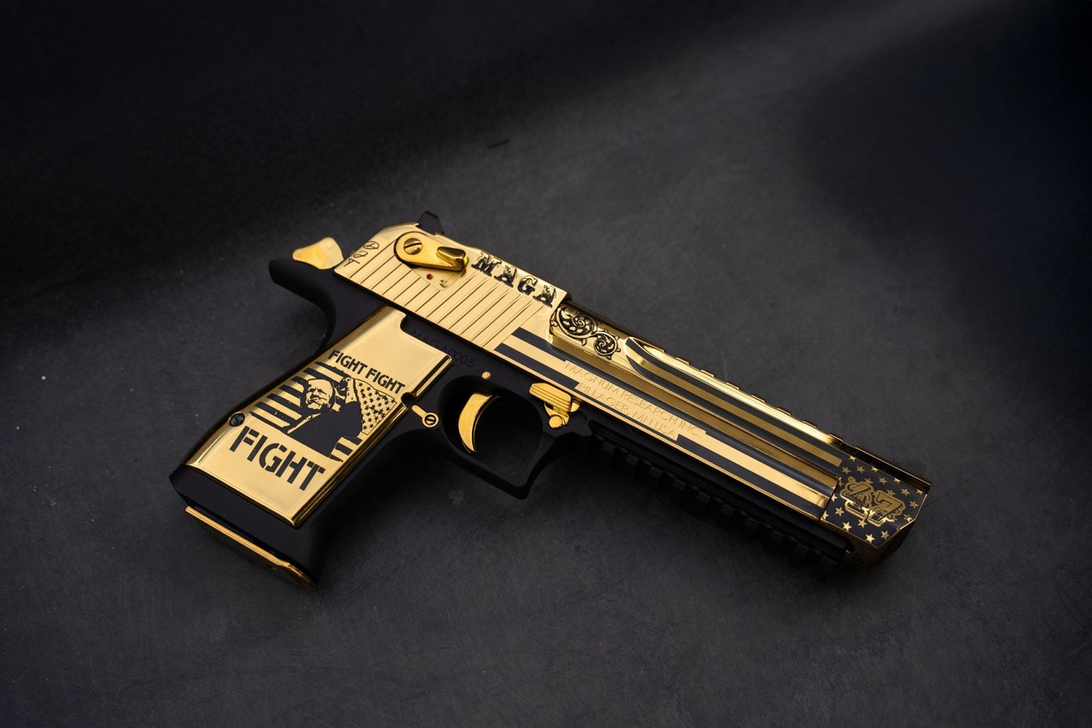 Limited Edition Desert Eagle 50AE TRUMP MAGA 45/47 Gun #005 of 100 ...